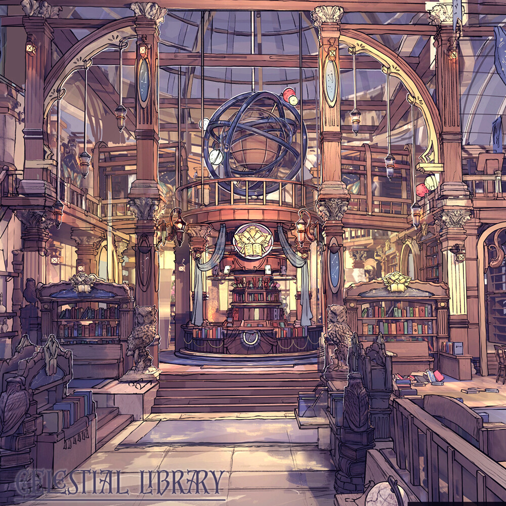 ArtStation - Celestial Library : Arias Rune