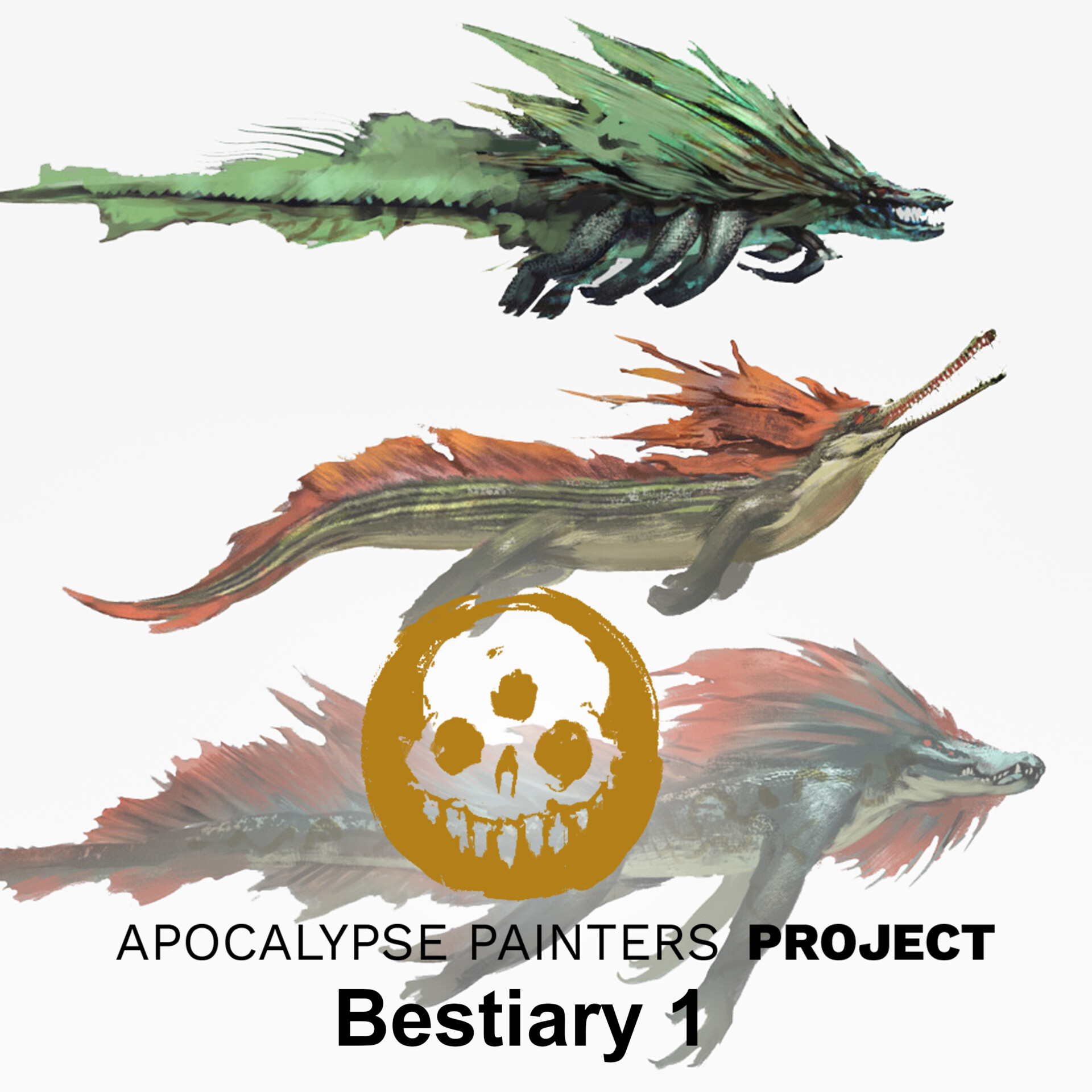 ArtStation - Apocalypse Painters Project : Bestiary 1