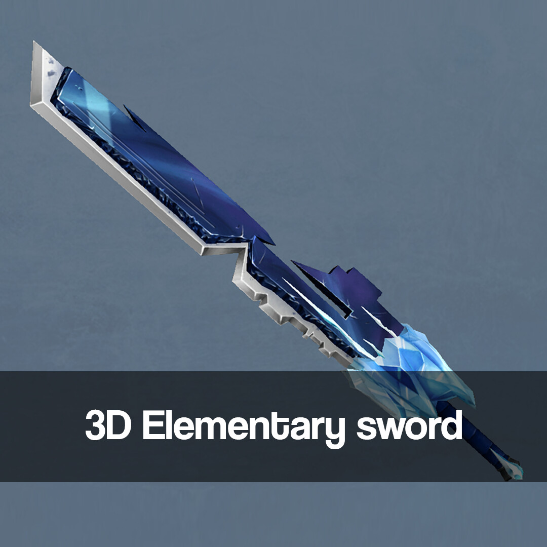 ArtStation - Frozen sword
