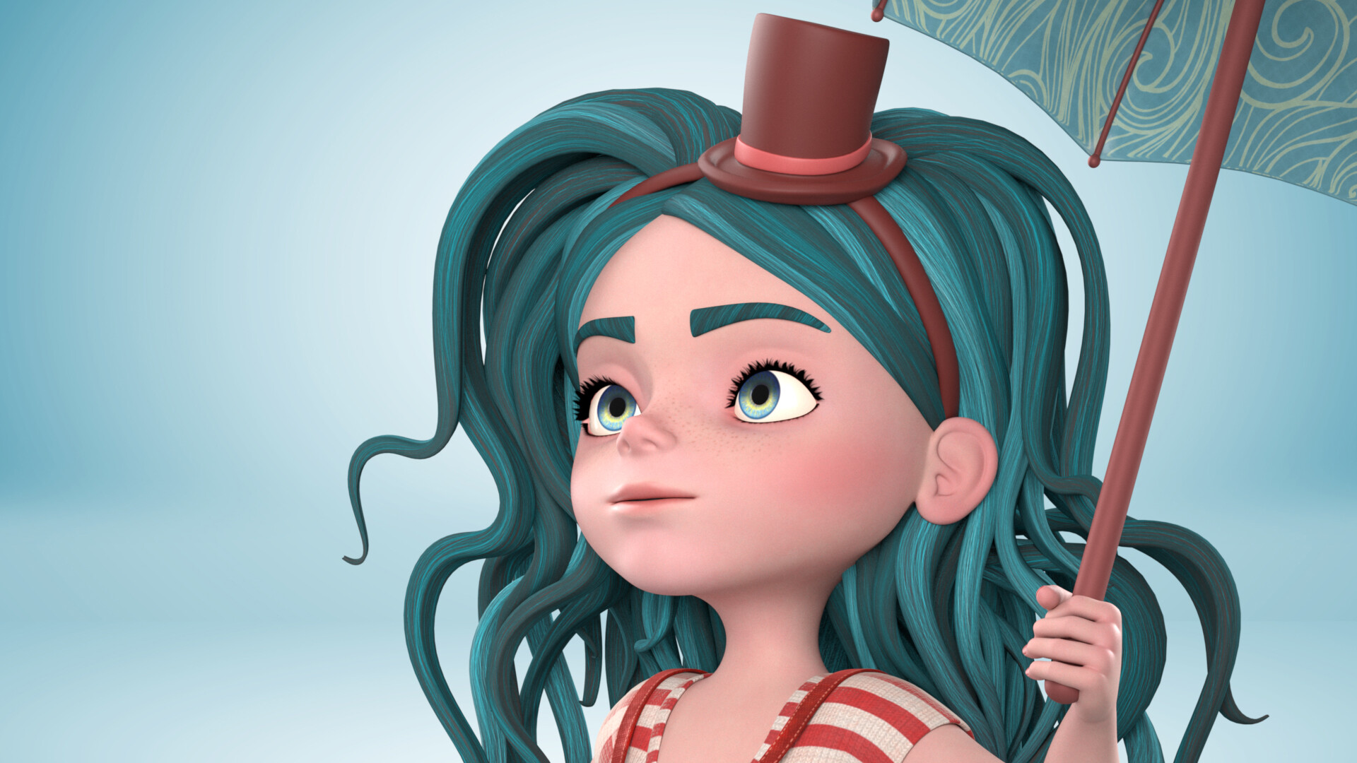 ArtStation - Aurora Cartoon Girl Character