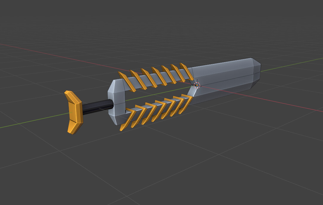 ArtStation - low poly sword