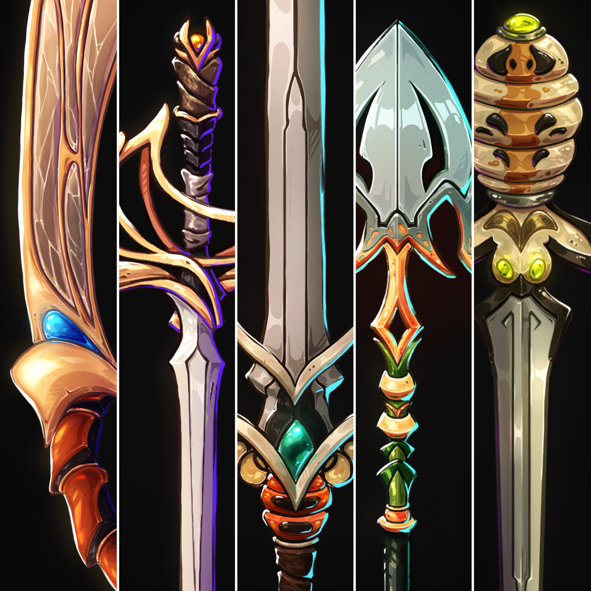 ArtStation - Insects weapons