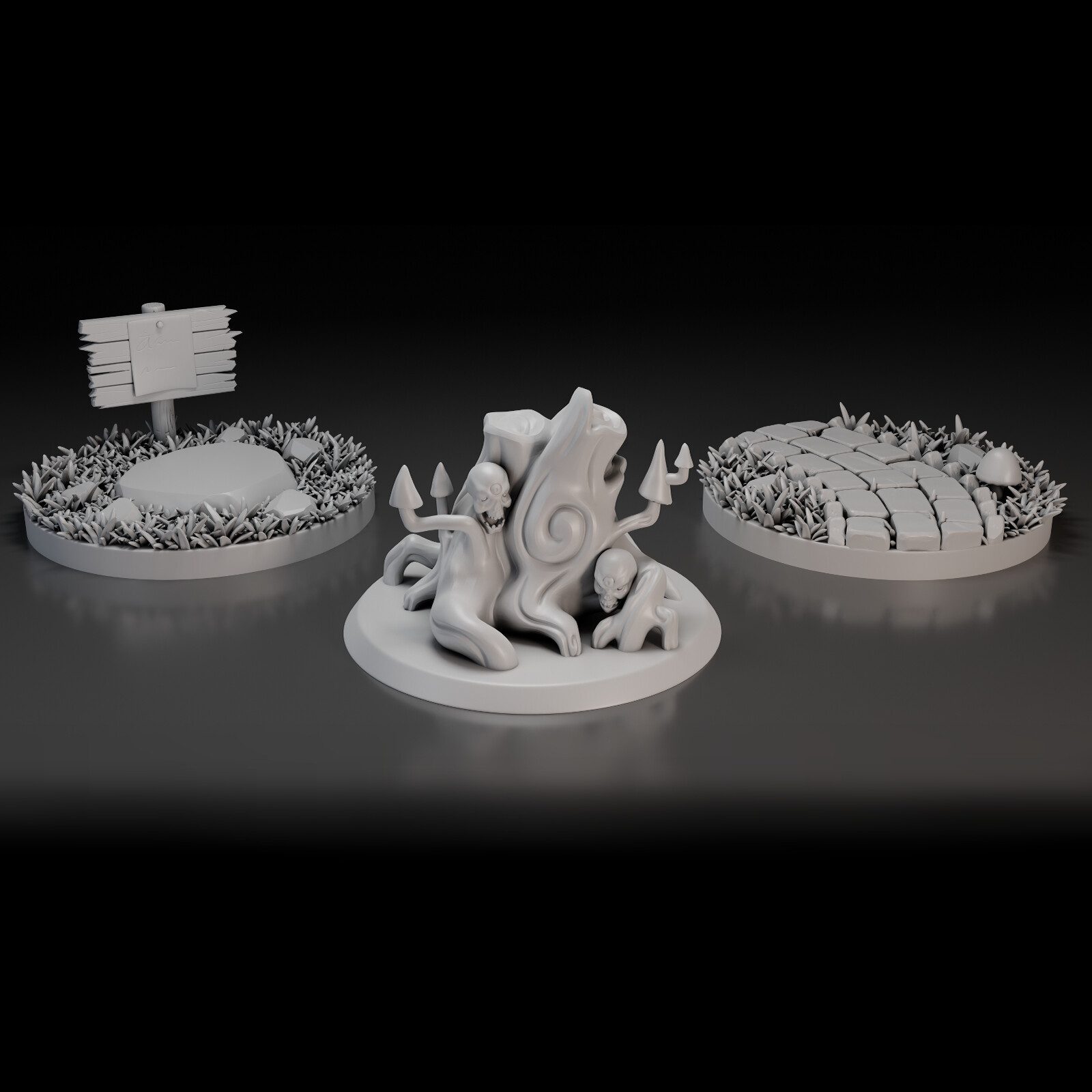 ArtStation - Miniature bases for printing
