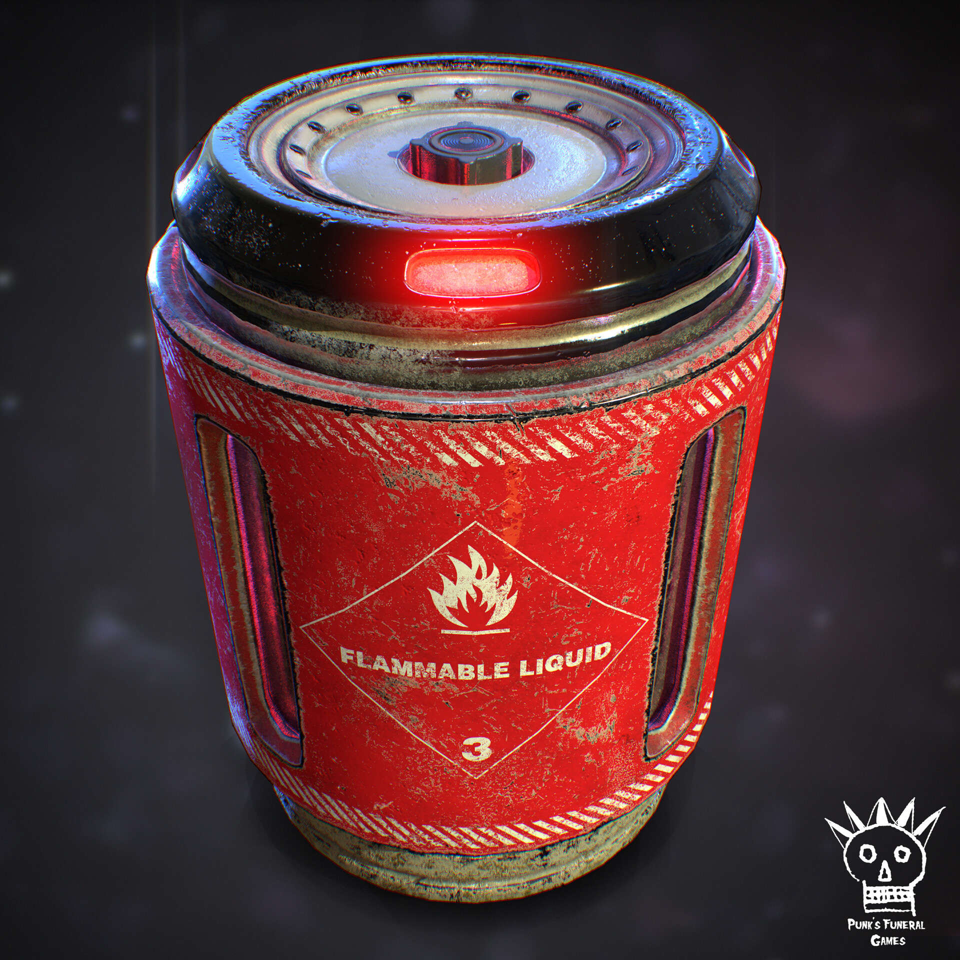 ArtStation - Sci-fi Explosive Barrel