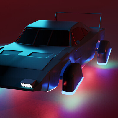 ArtStation - Sci fi Muscle car