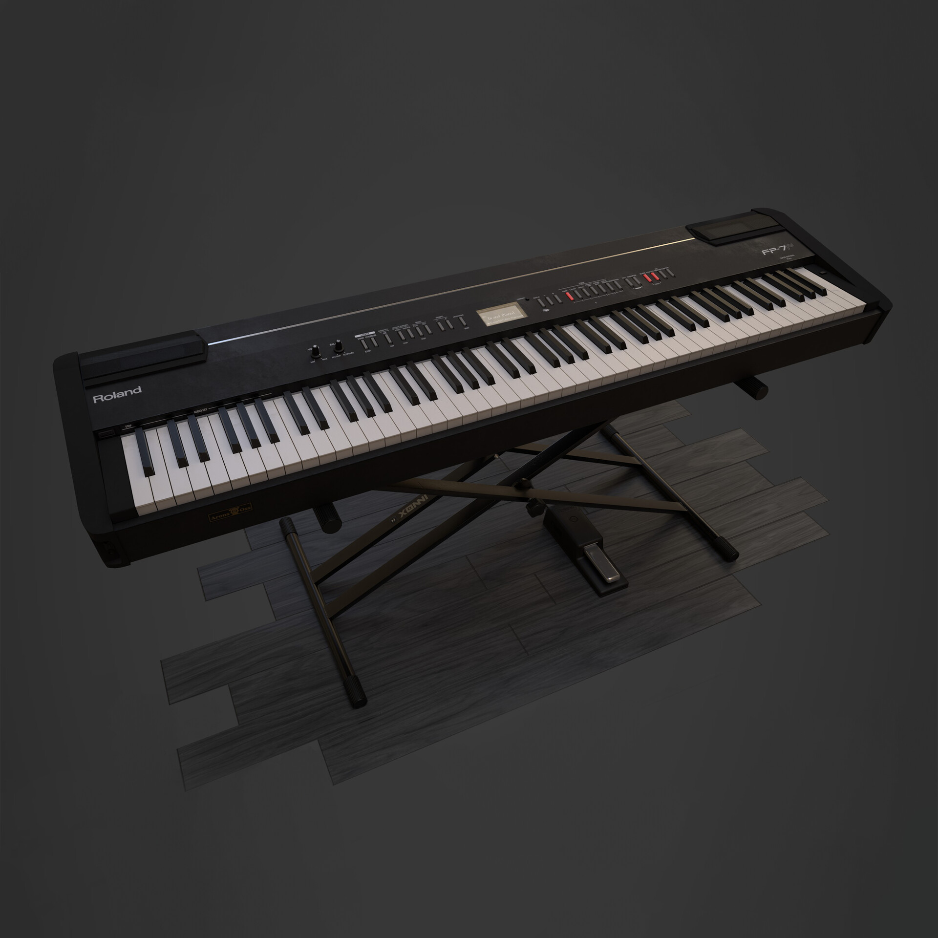 ArtStation - Electric Keyboard 3D model