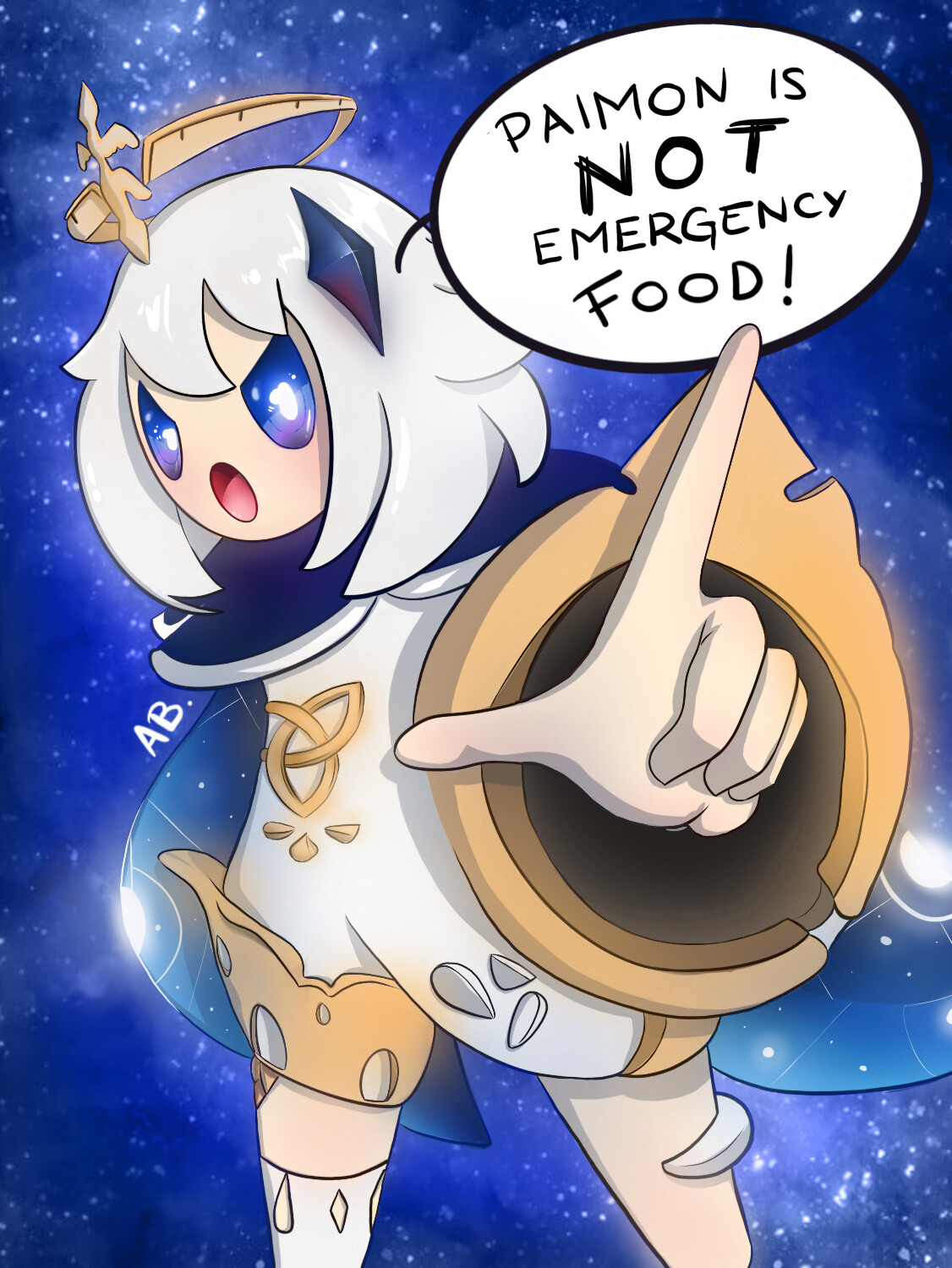 ArtStation - Paimon is NOT emergency FOOD