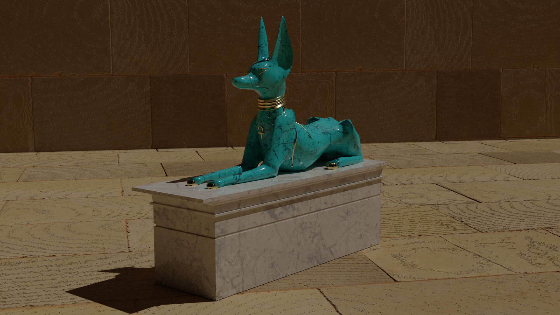 ArtStation - Anubis statue