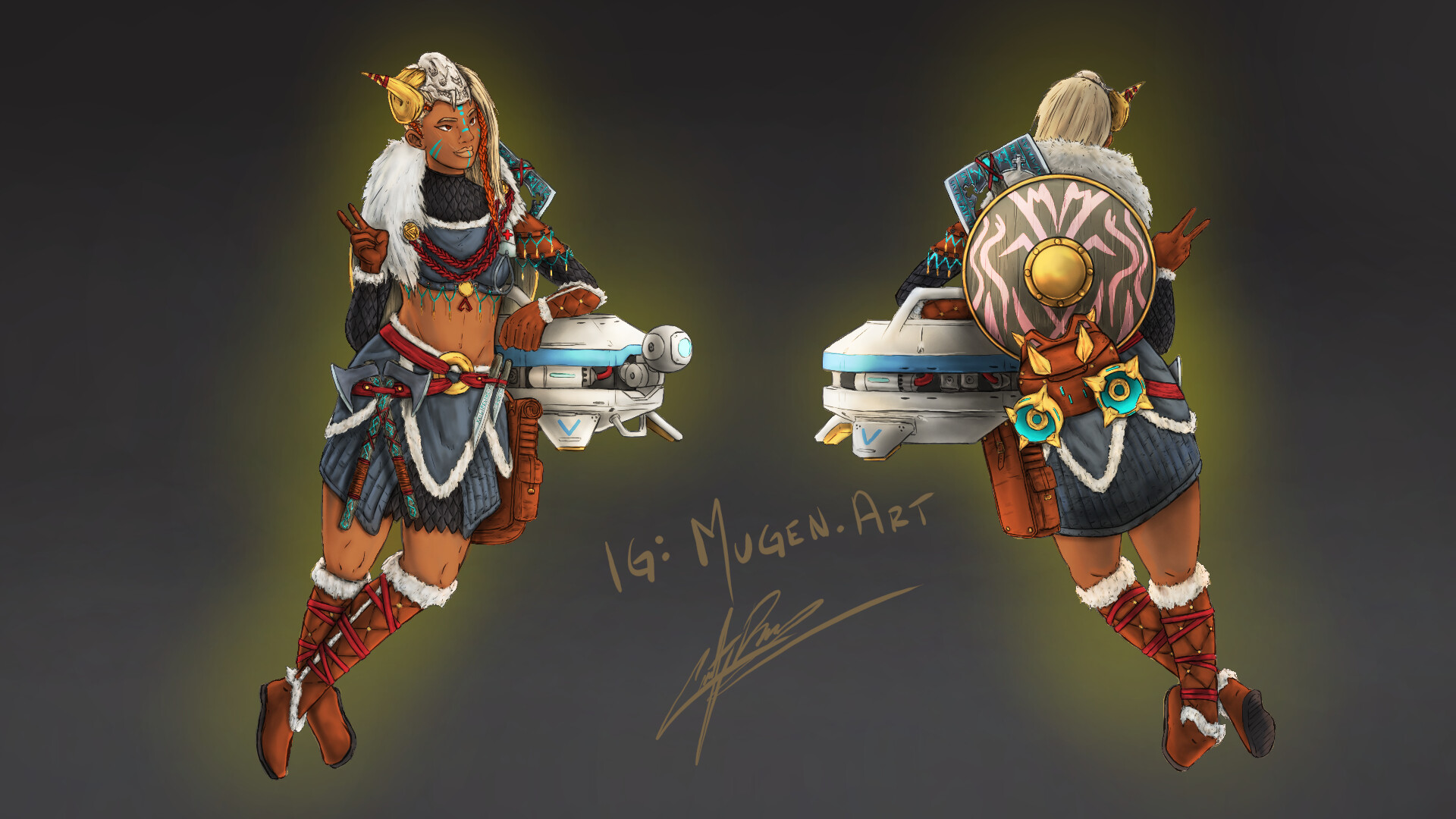 ArtStation - Apex Legends - Lifeline "Viking Skin Concept Art"