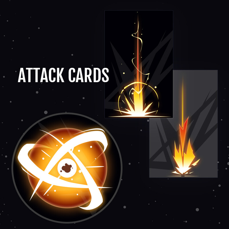 ArtStation - Board game attack cards