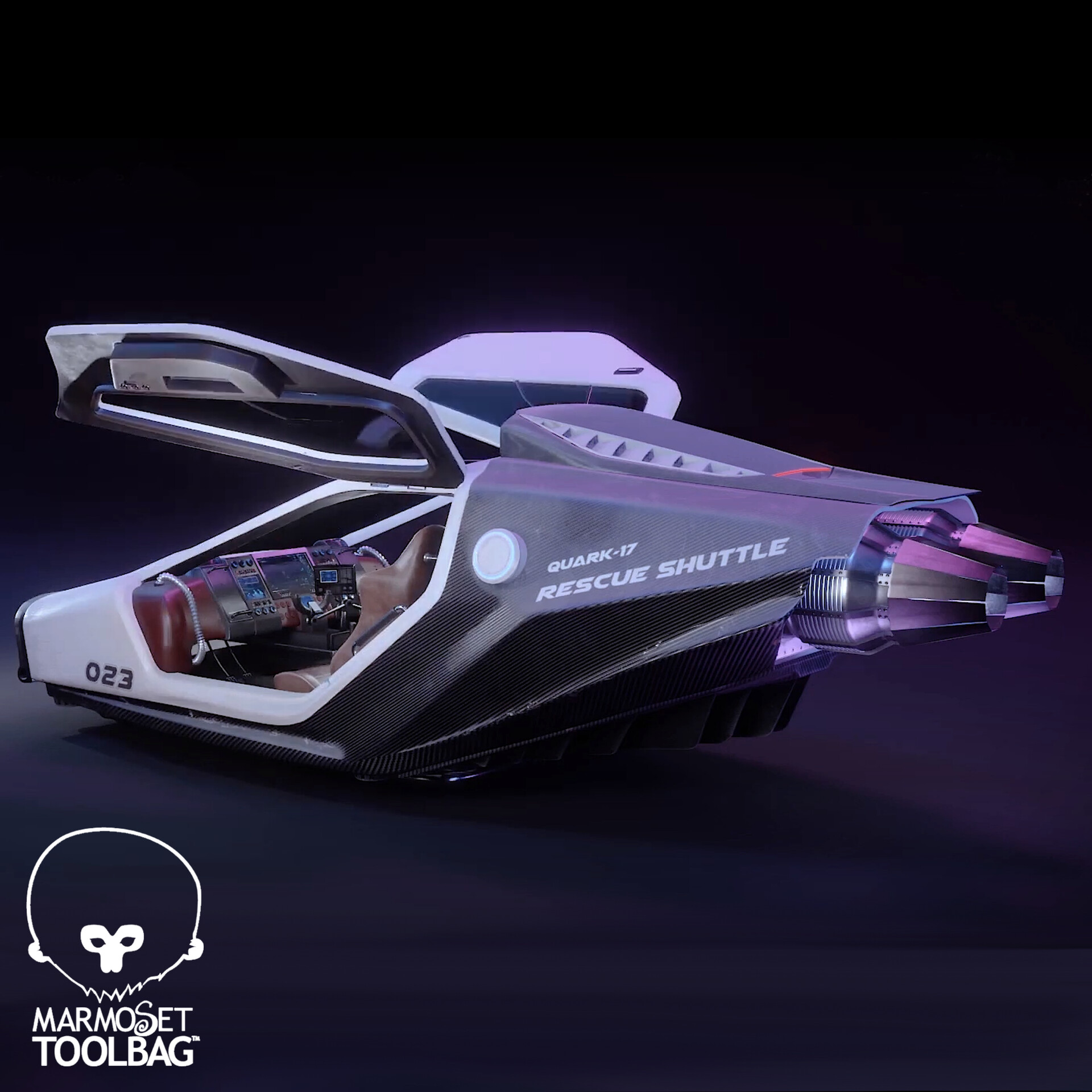 ArtStation - Rescue shuttle