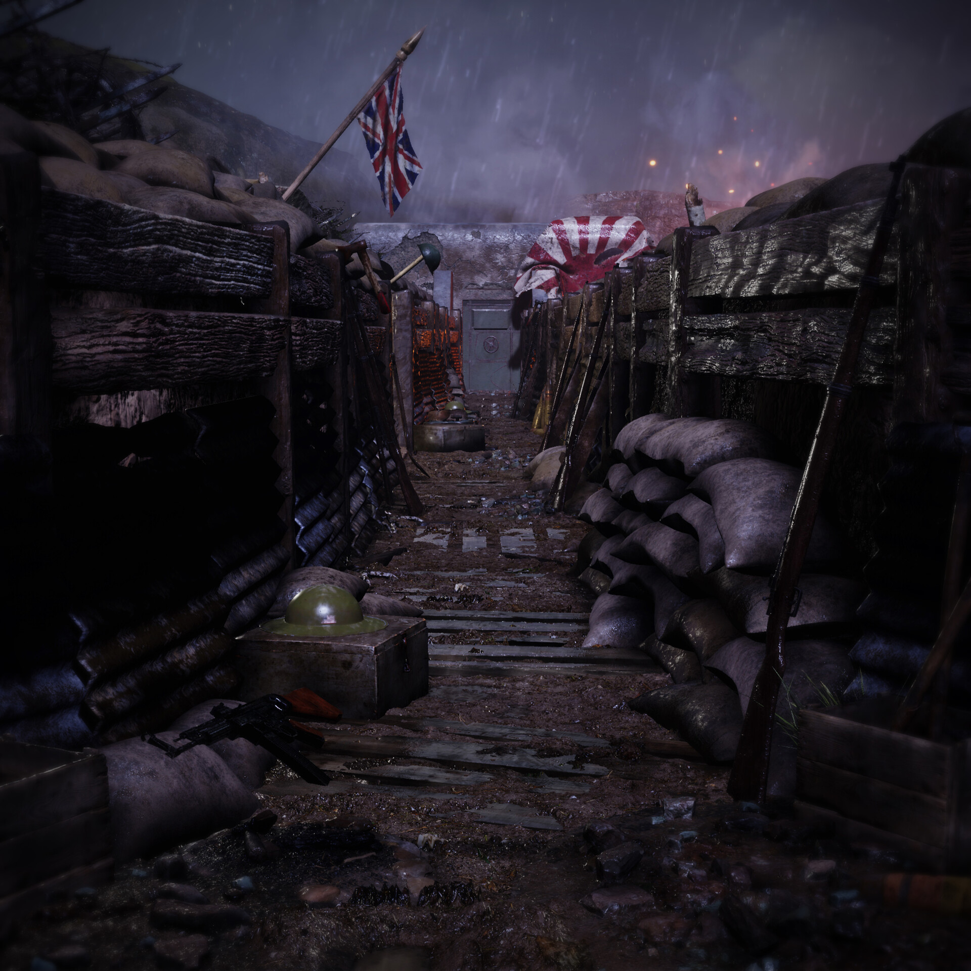 ArtStation - World War 2 Trench 3D Scene (Unreal Engine 4)