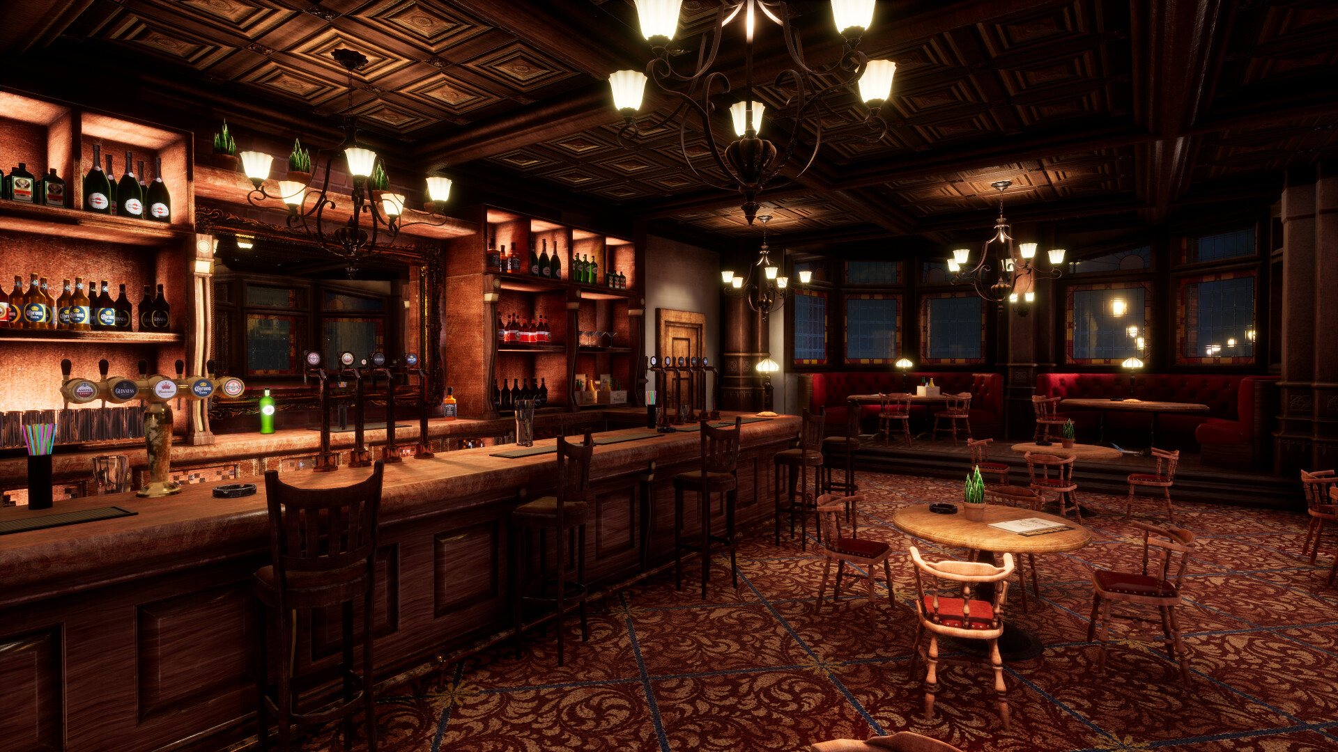 ArtStation - Vintage Pub Scene