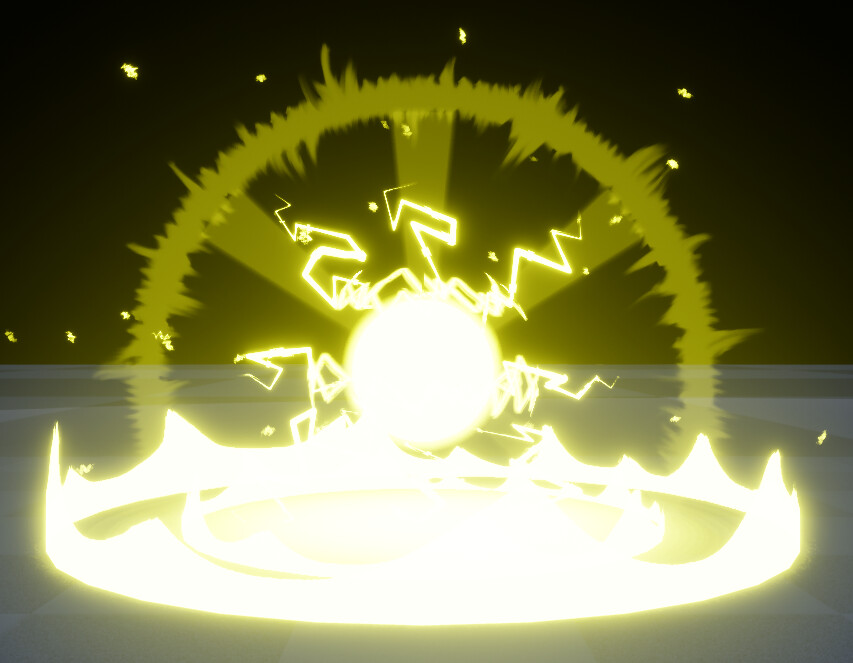 ArtStation - Electric Blast VFX
