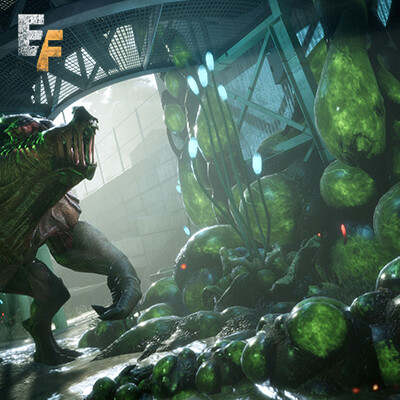 ArtStation - Earthfall - Alien Foliage