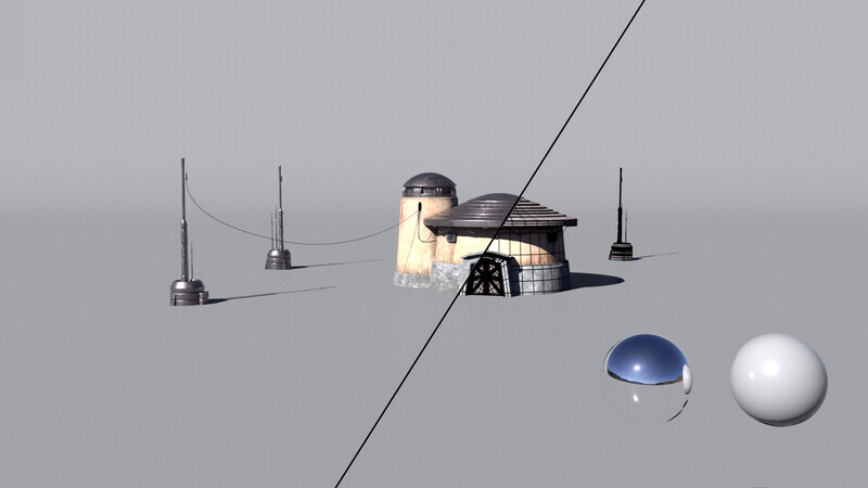 ArtStation - Environment/Compositing work for University project