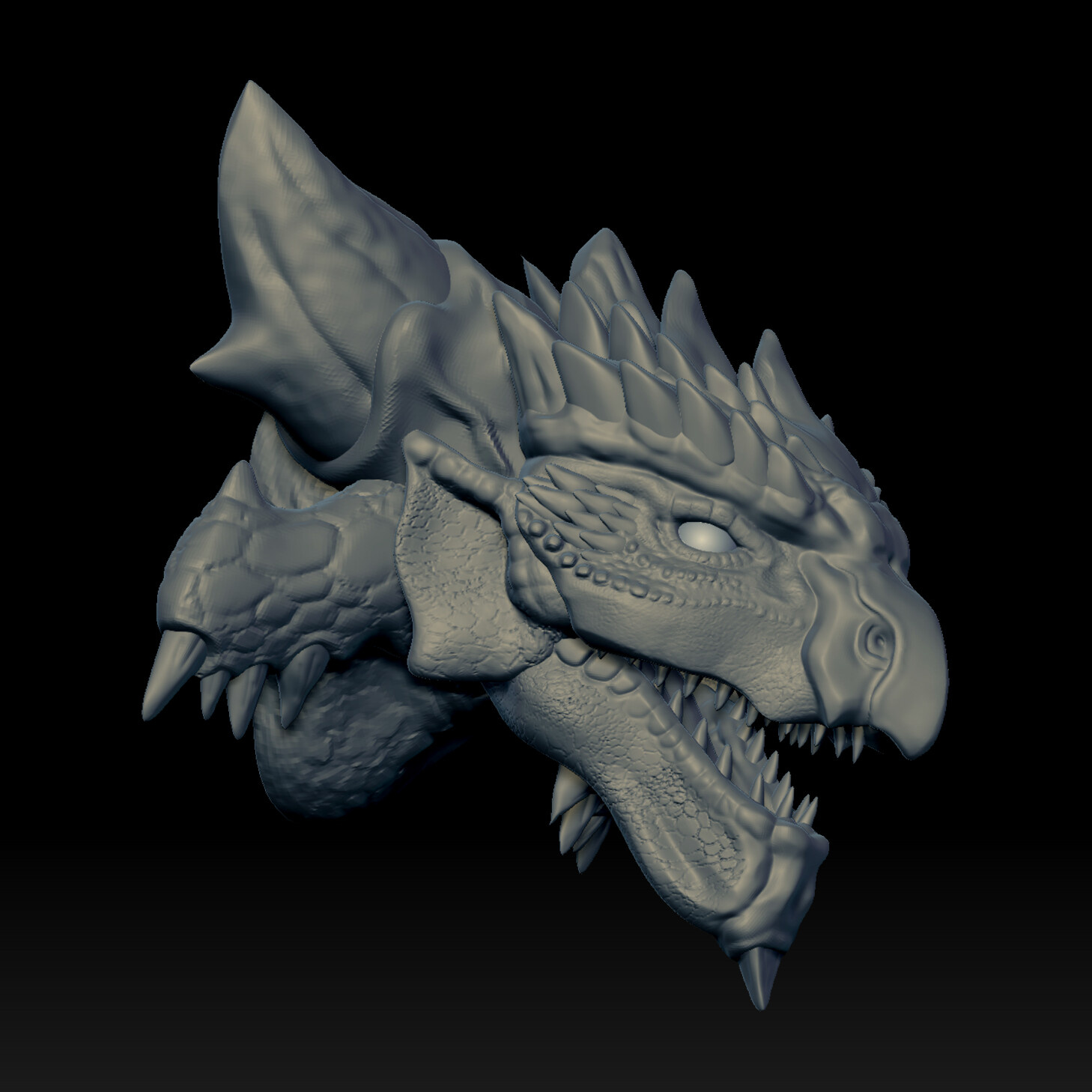 ArtStation - Monster Hunter - Rathalos Head