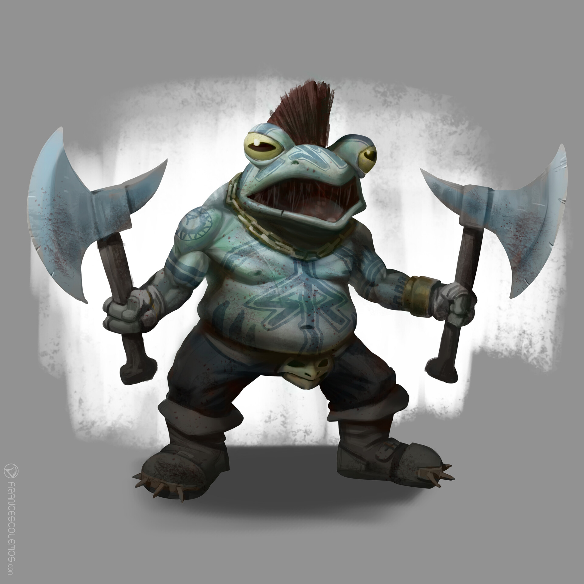 ArtStation - Frog Warrior
