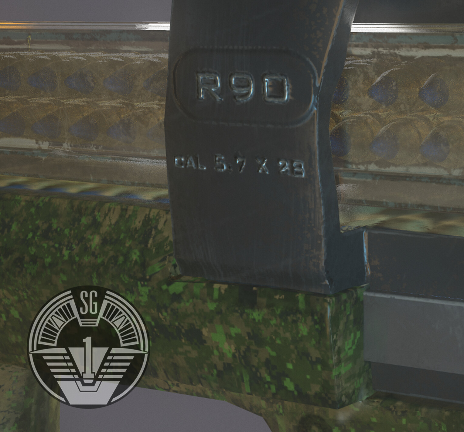 ArtStation - P90 Stargate Inspired!