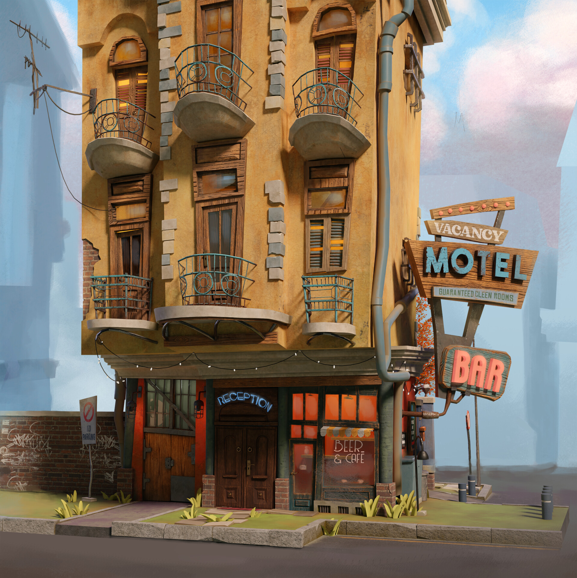 ArtStation - The Motel