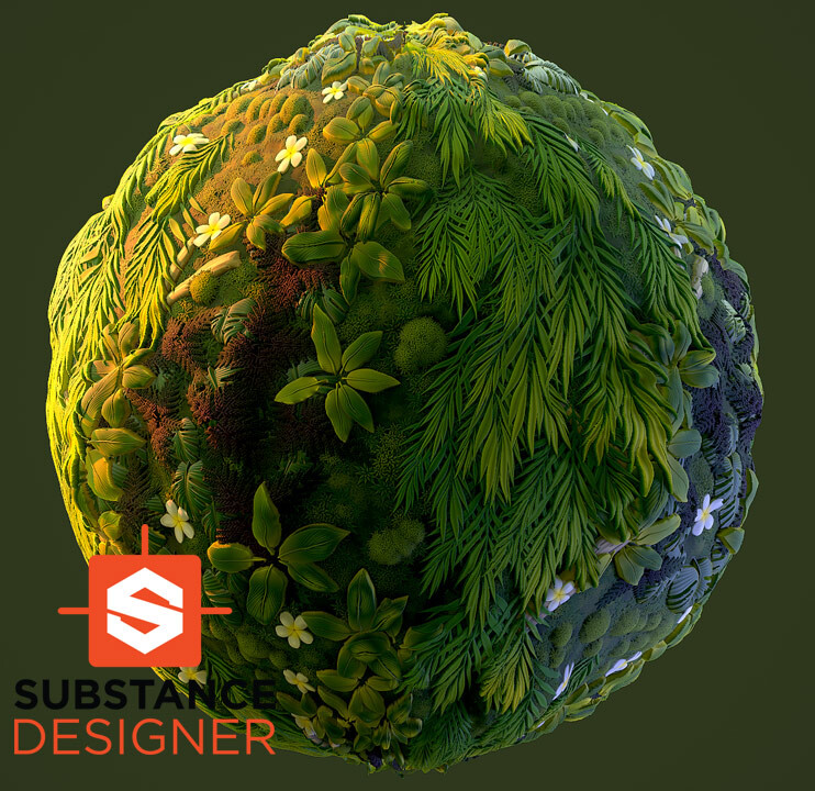 ArtStation - Stylized Vegetation - Substance Designer
