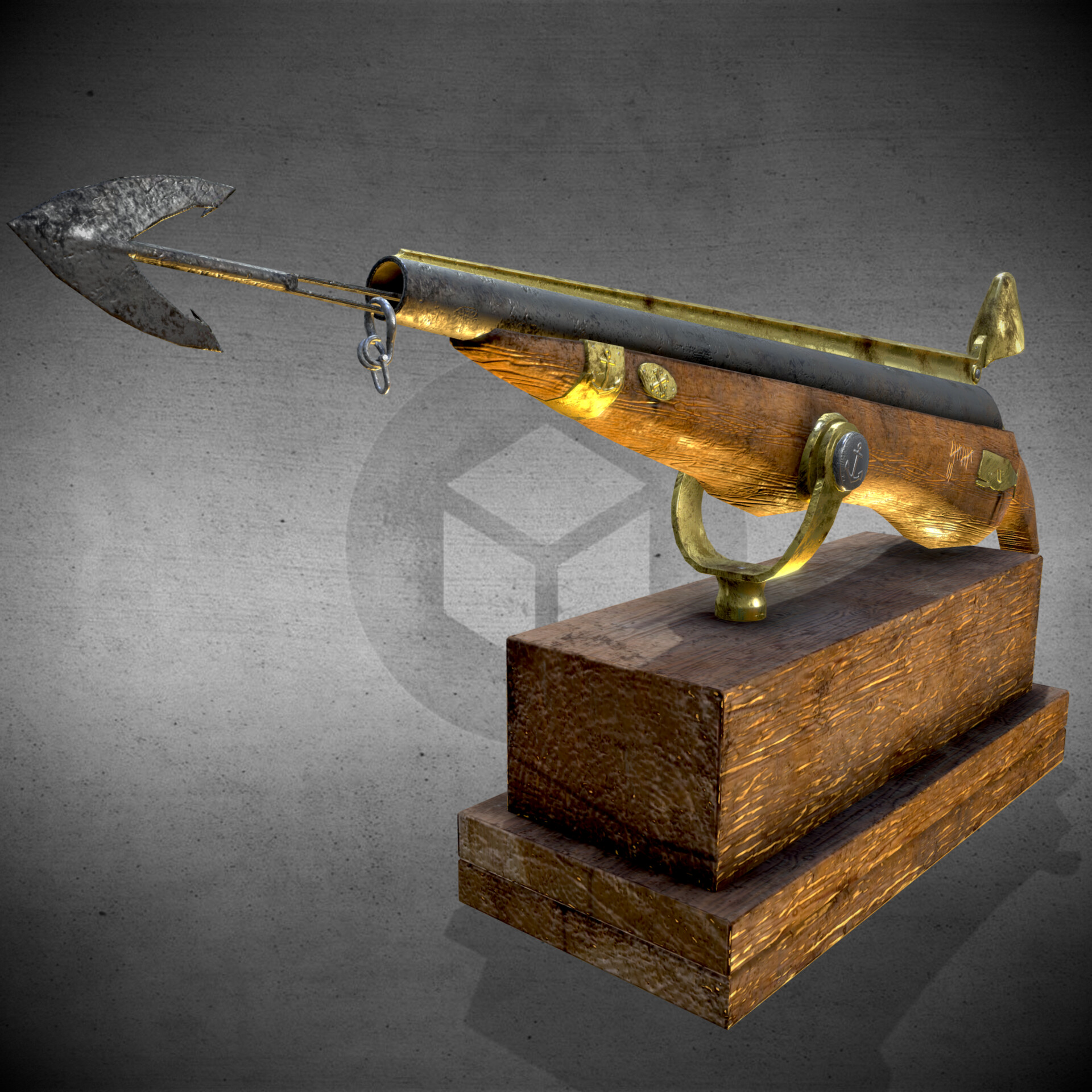 ArtStation - Harpoon Gun