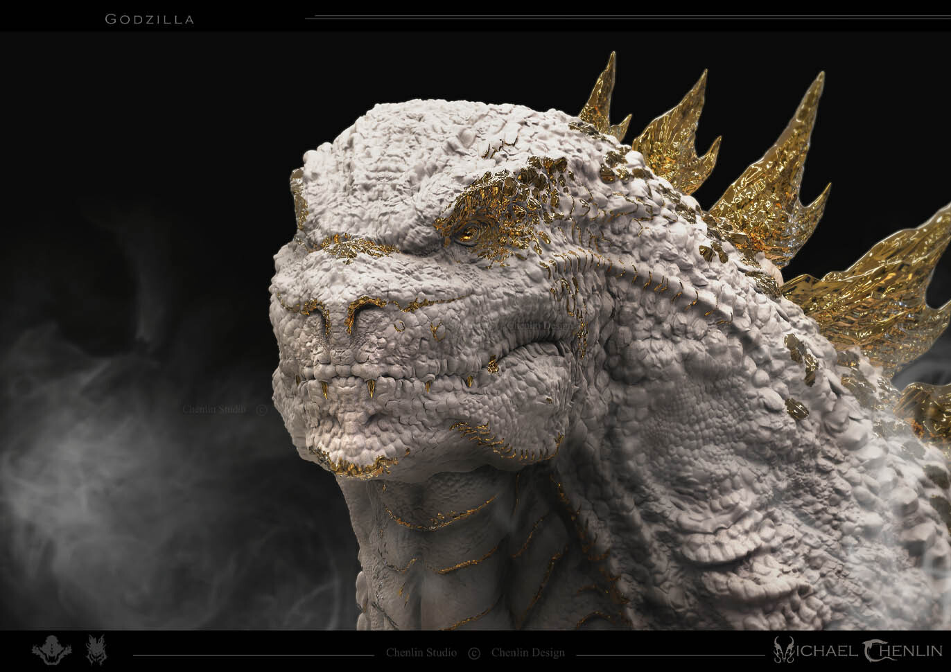 ArtStation - Godzilla - The king of monsters ( Golden Kaiju )