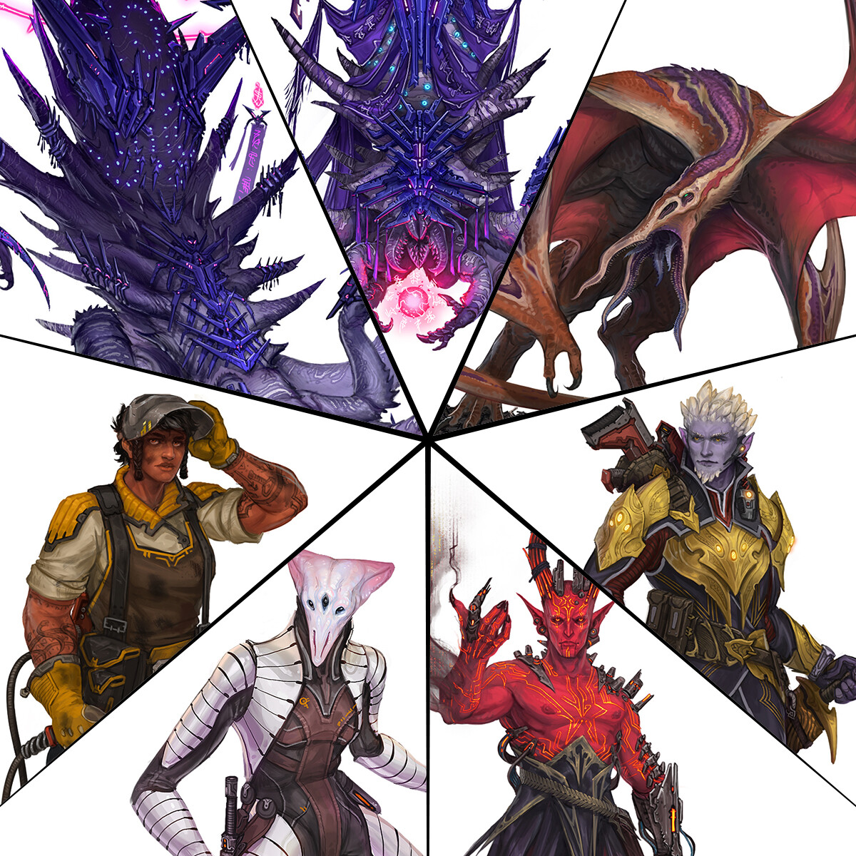 ArtStation - Old Starfinder stuff