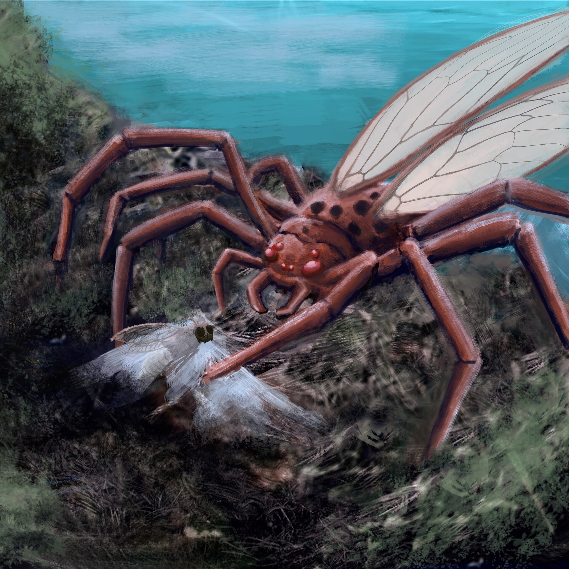 ArtStation - FlyingSpittingSpider - Animal Fusion - Concept Art