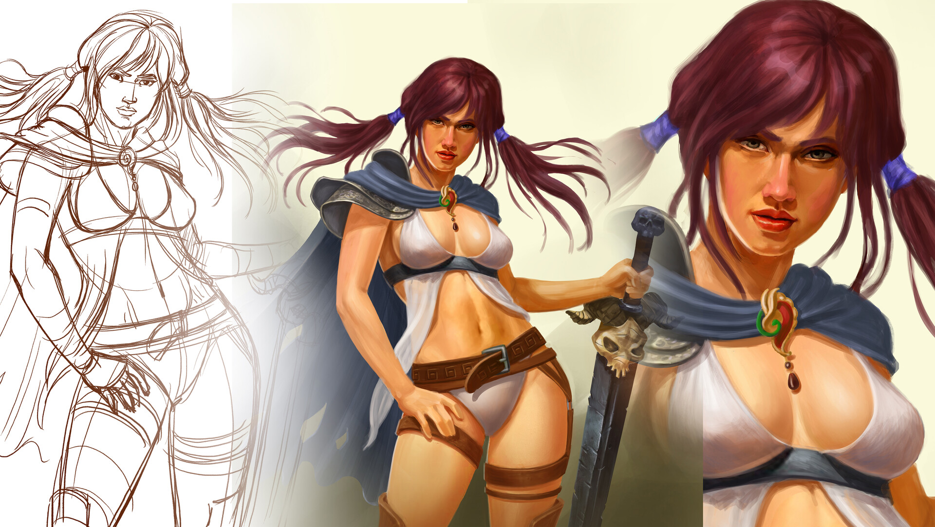 ArtStation - Female Warrior