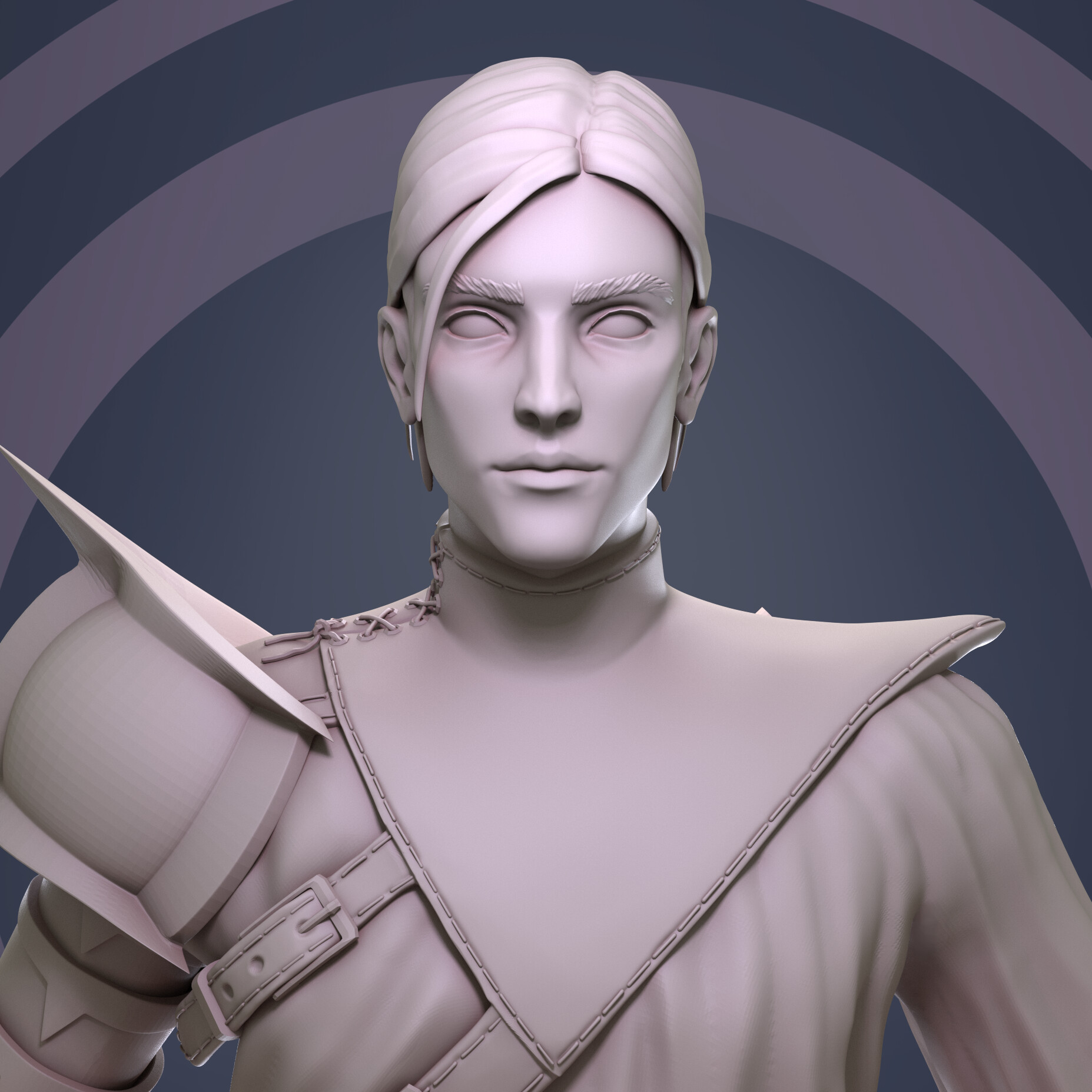 ArtStation - Swordsman wizard WIP