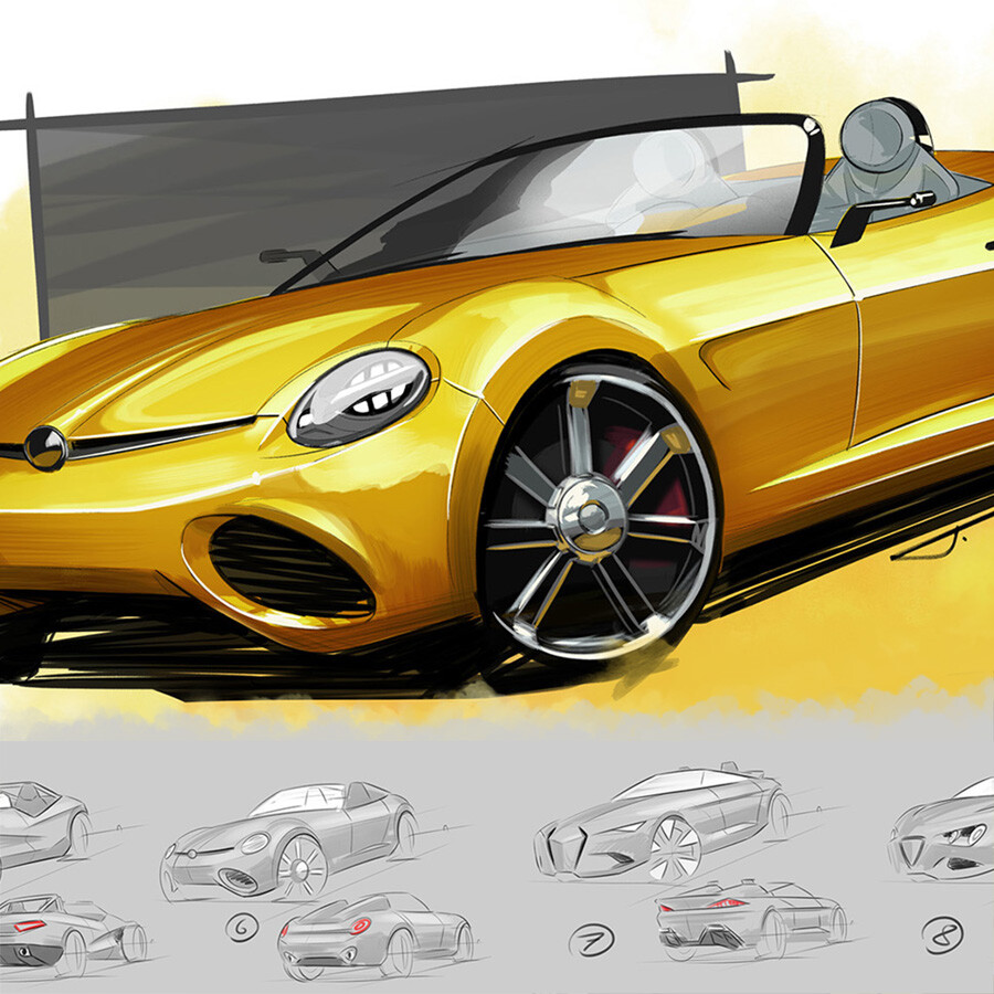 Tomas Svehla - Lighweight roadster - concepts