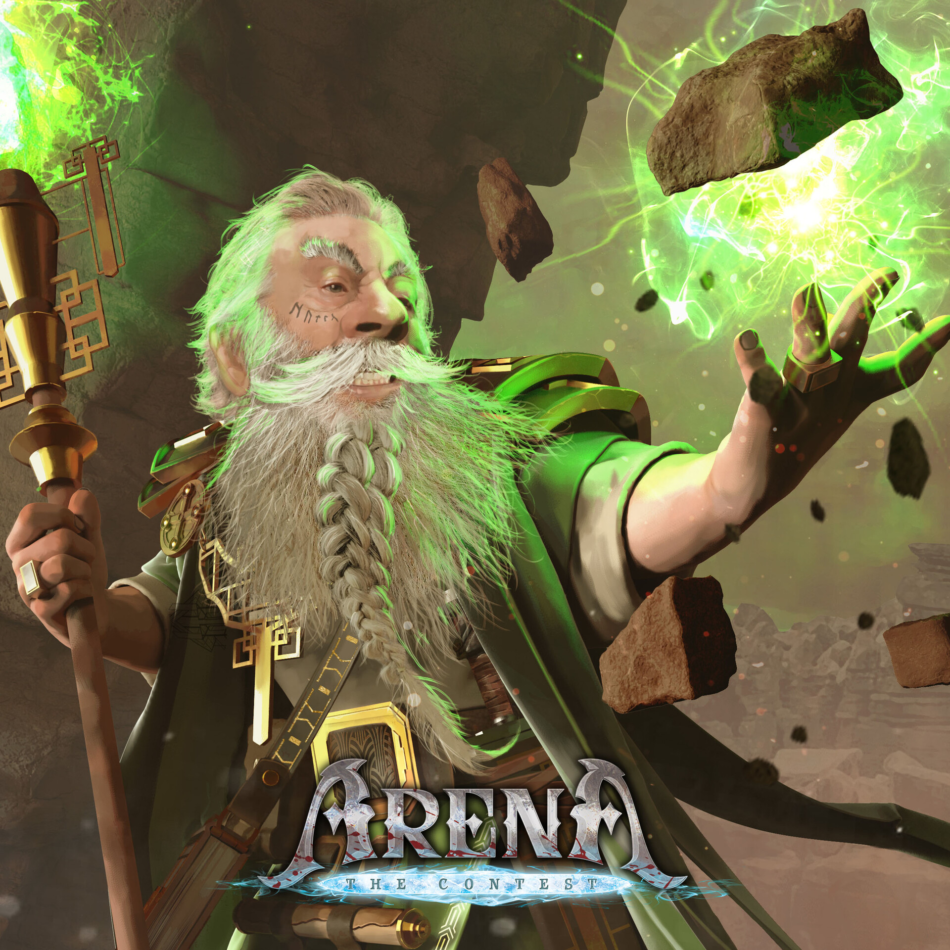 ArtStation - Dwarf Earth Mage