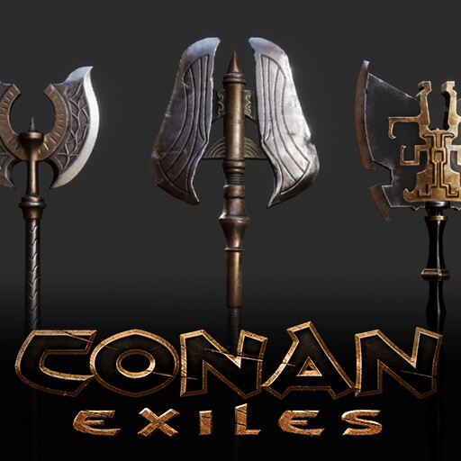 ArtStation - CONAN EXILES - Legendary Weapons