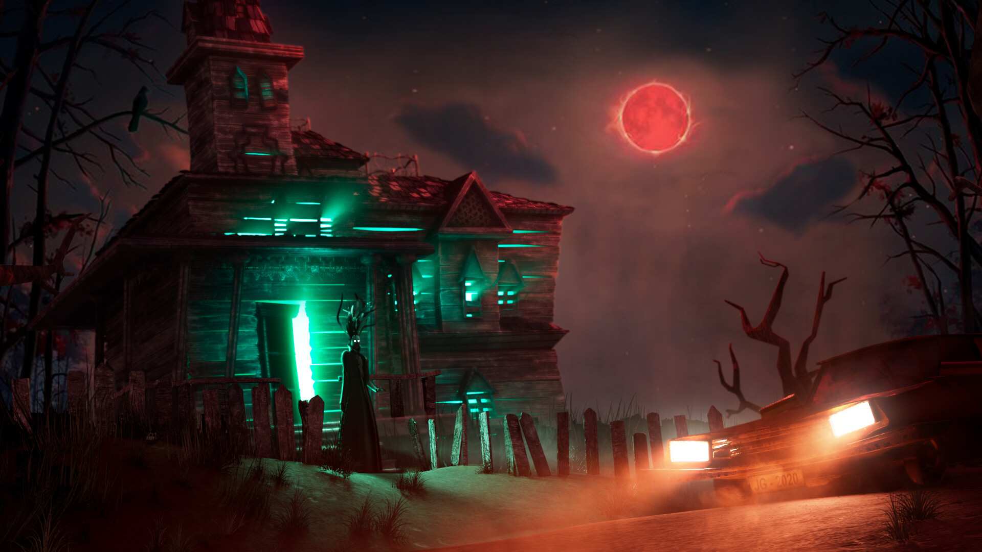 ArtStation - Spooky Haunted House (Academy of Animated Art October's ...