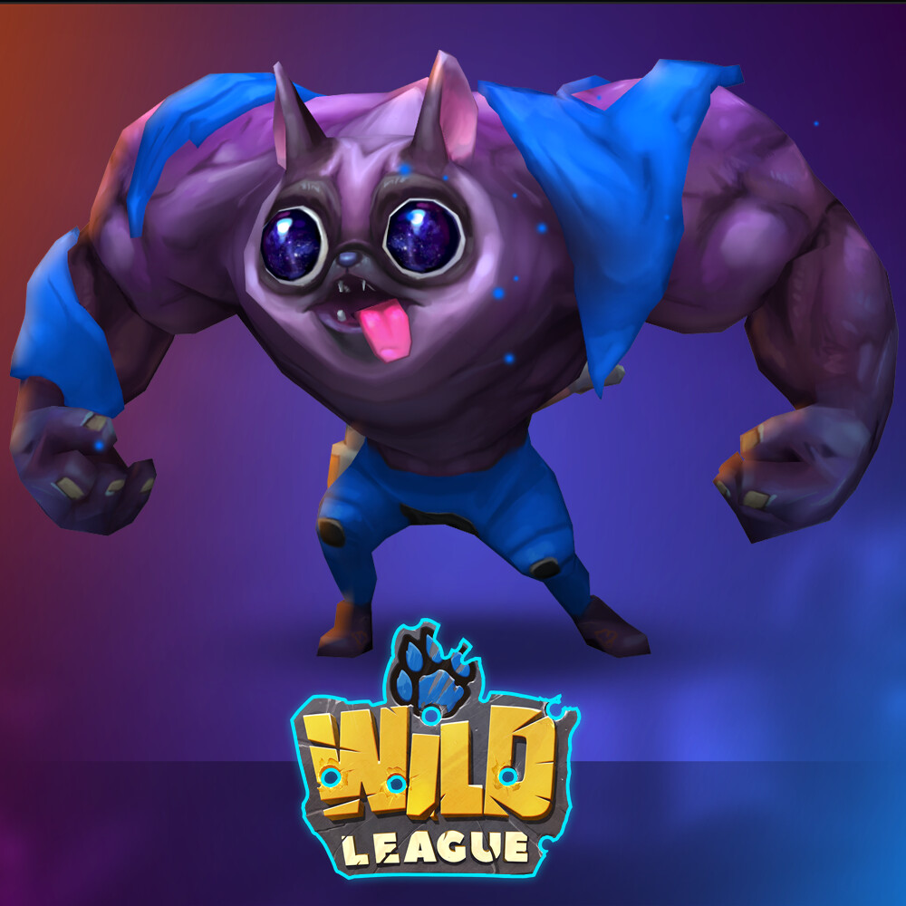 ArtStation - Mops boss. Character animations for Wild League game