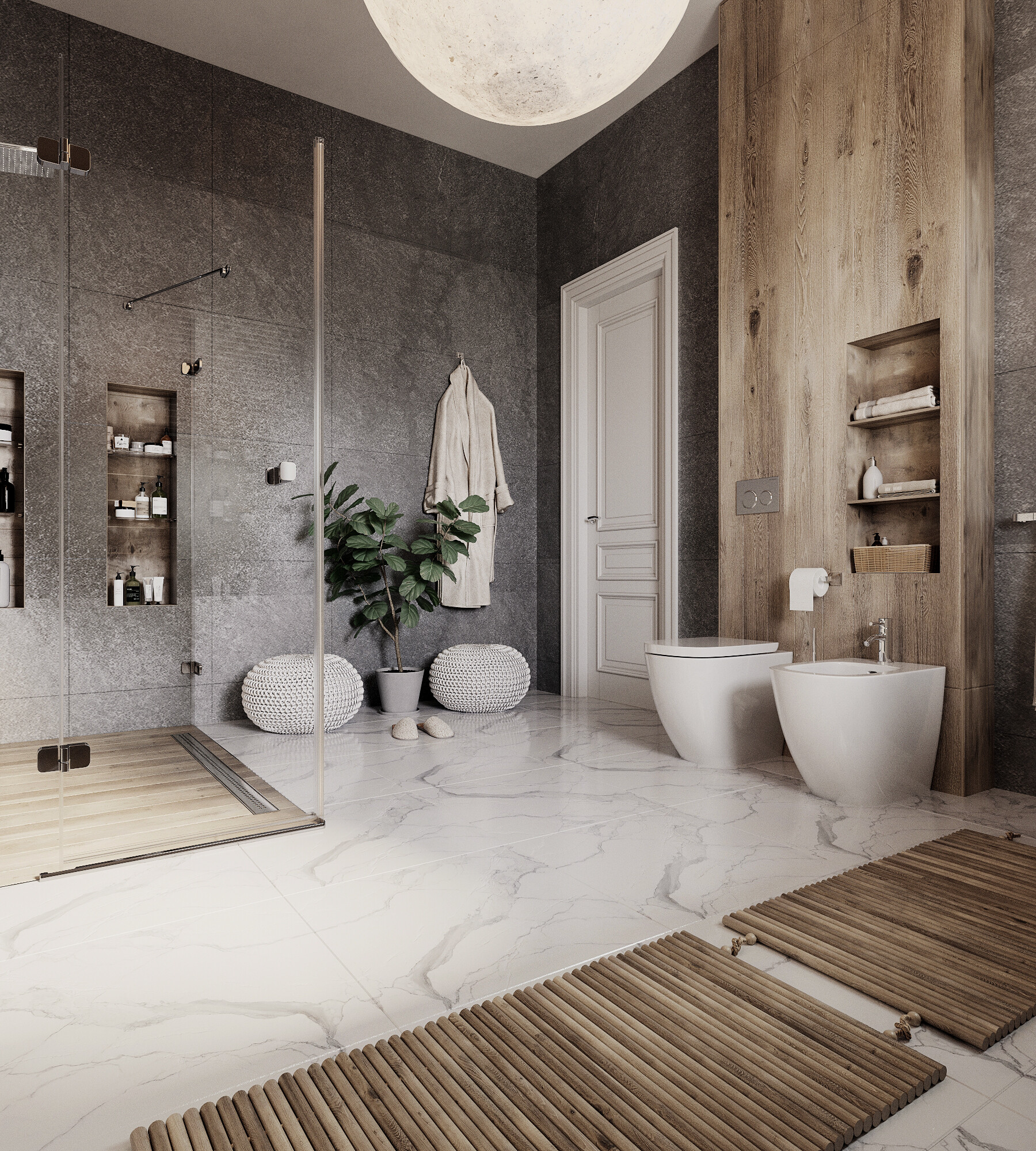 ArtStation - Large shower room