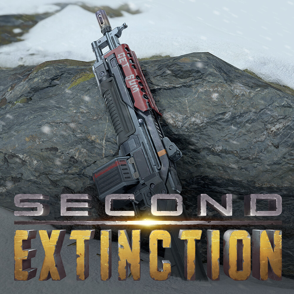 ArtStation - machinegun - second extinction