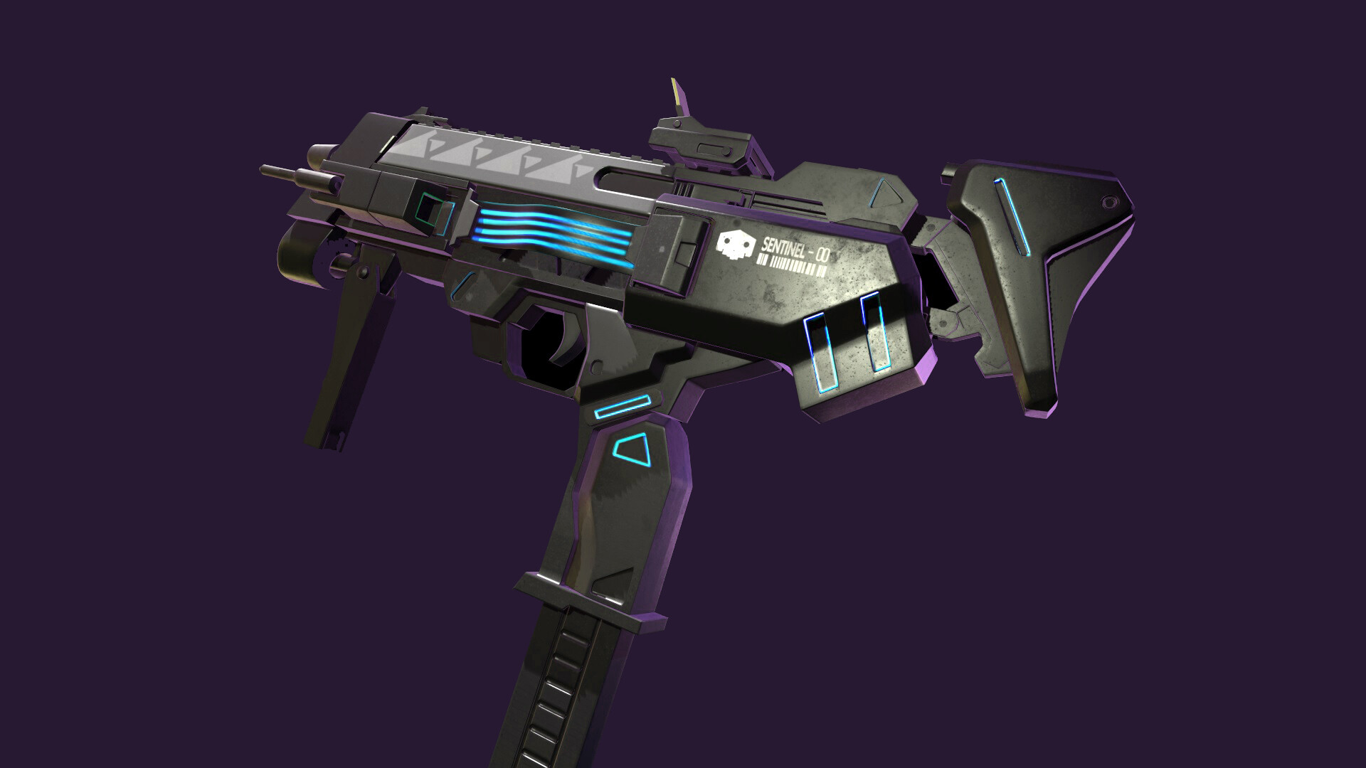 ArtStation - Sentinel UZI Gun