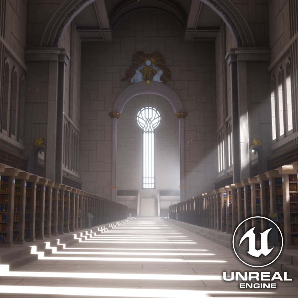 ArtStation - The Grand Library of Calla - 3D adaptation