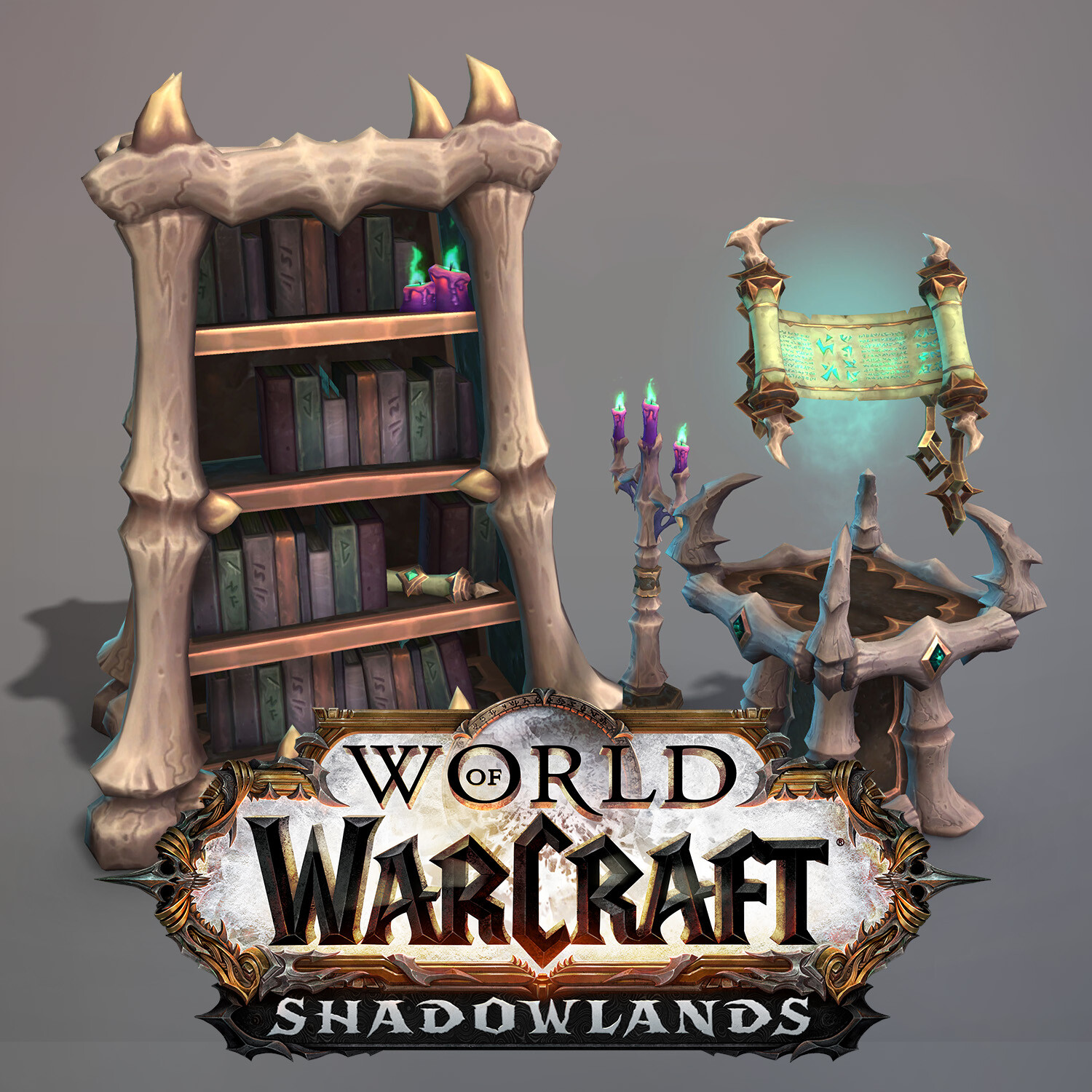 ArtStation - World of Warcraft Shadowlands - Maldraxxus Lich Props