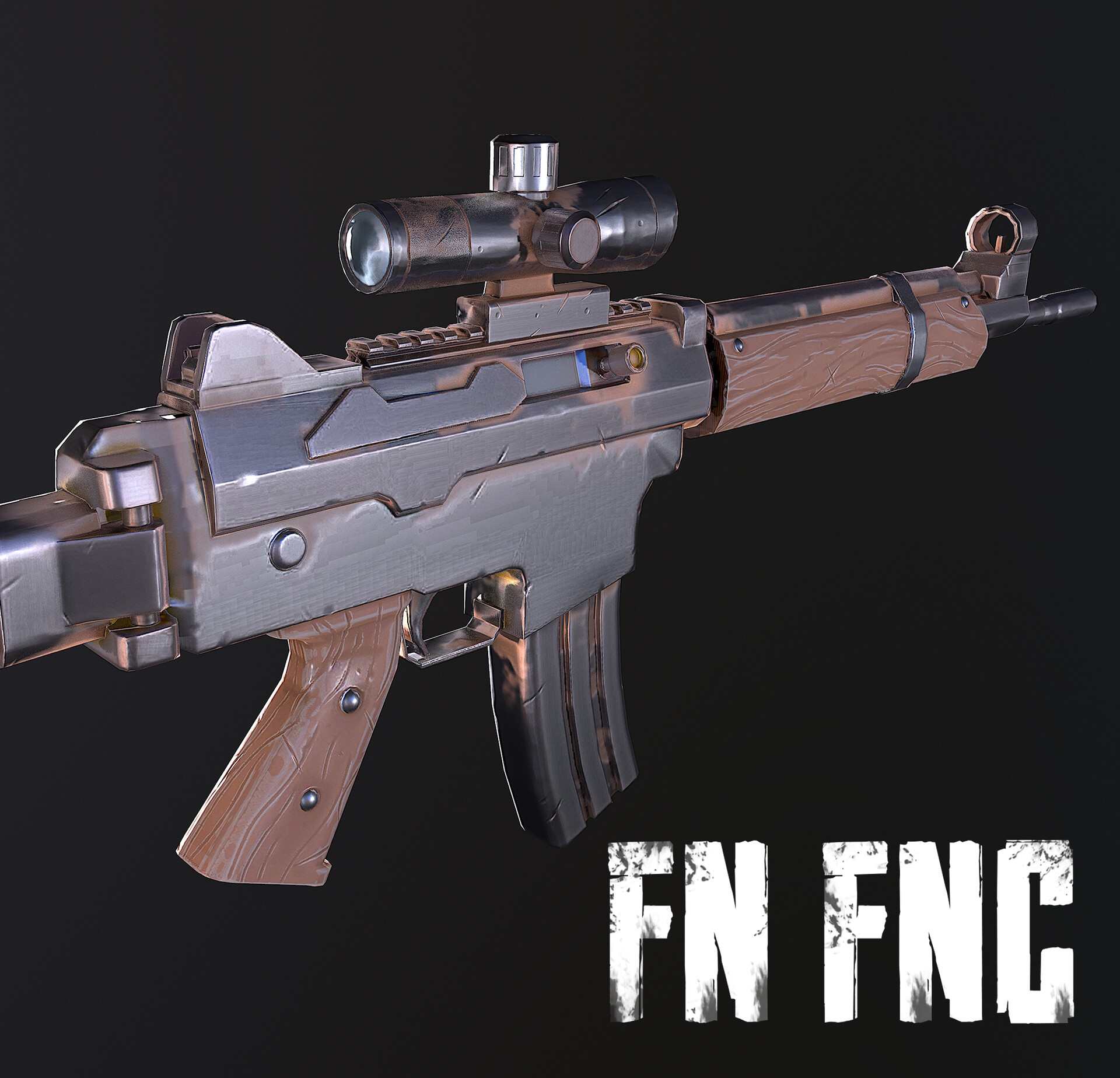 ArtStation - FN FNC Stylized