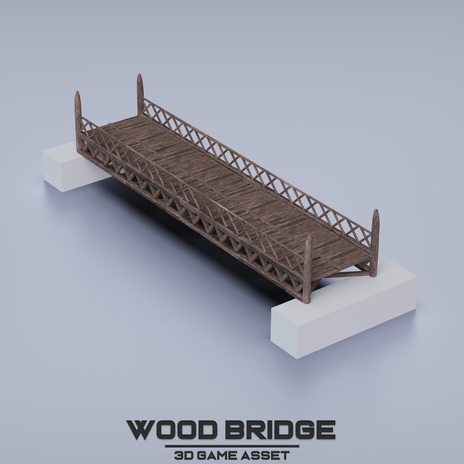 ArtStation - Medieval Wood Bridge