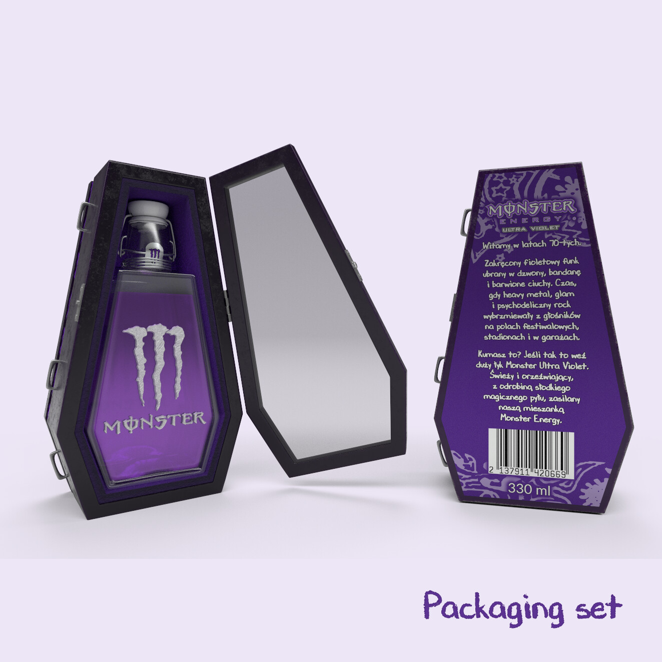 ArtStation - Monster Energy Packaging set