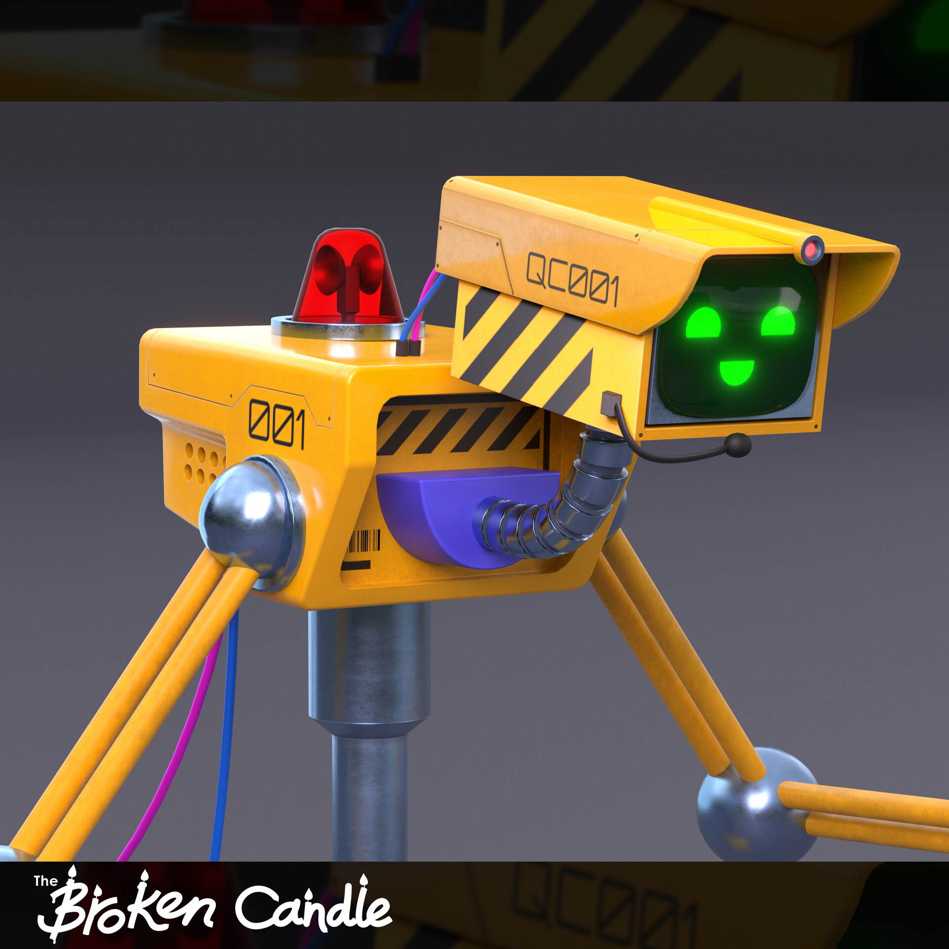 ArtStation - Friendly Factory Robot