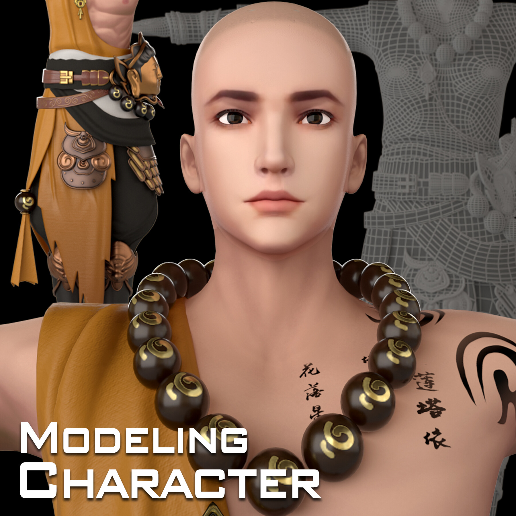 ArtStation - Modeling Character Highpoly By InCom Studio