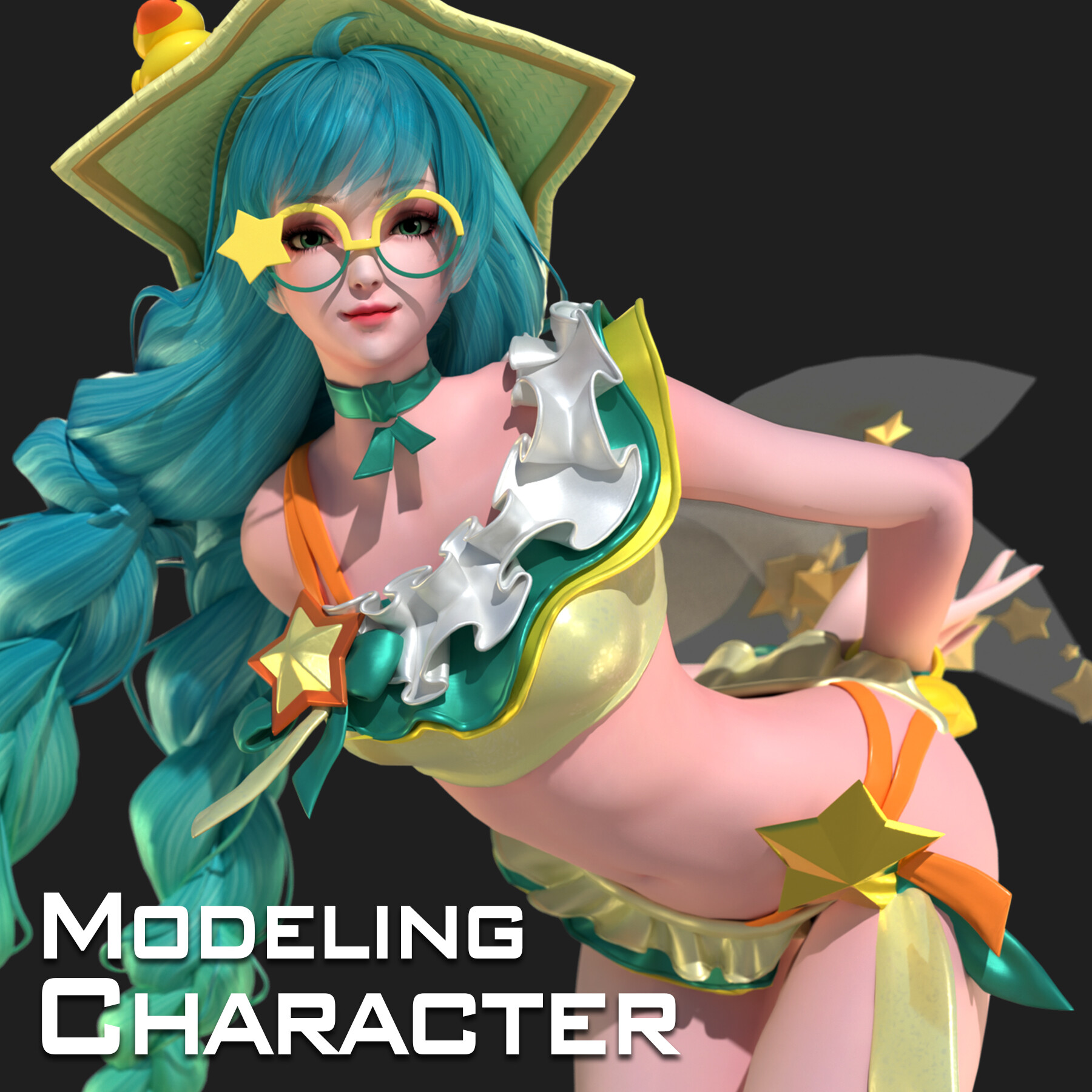 ArtStation - Modeling Character Highpoly By InCom Studio
