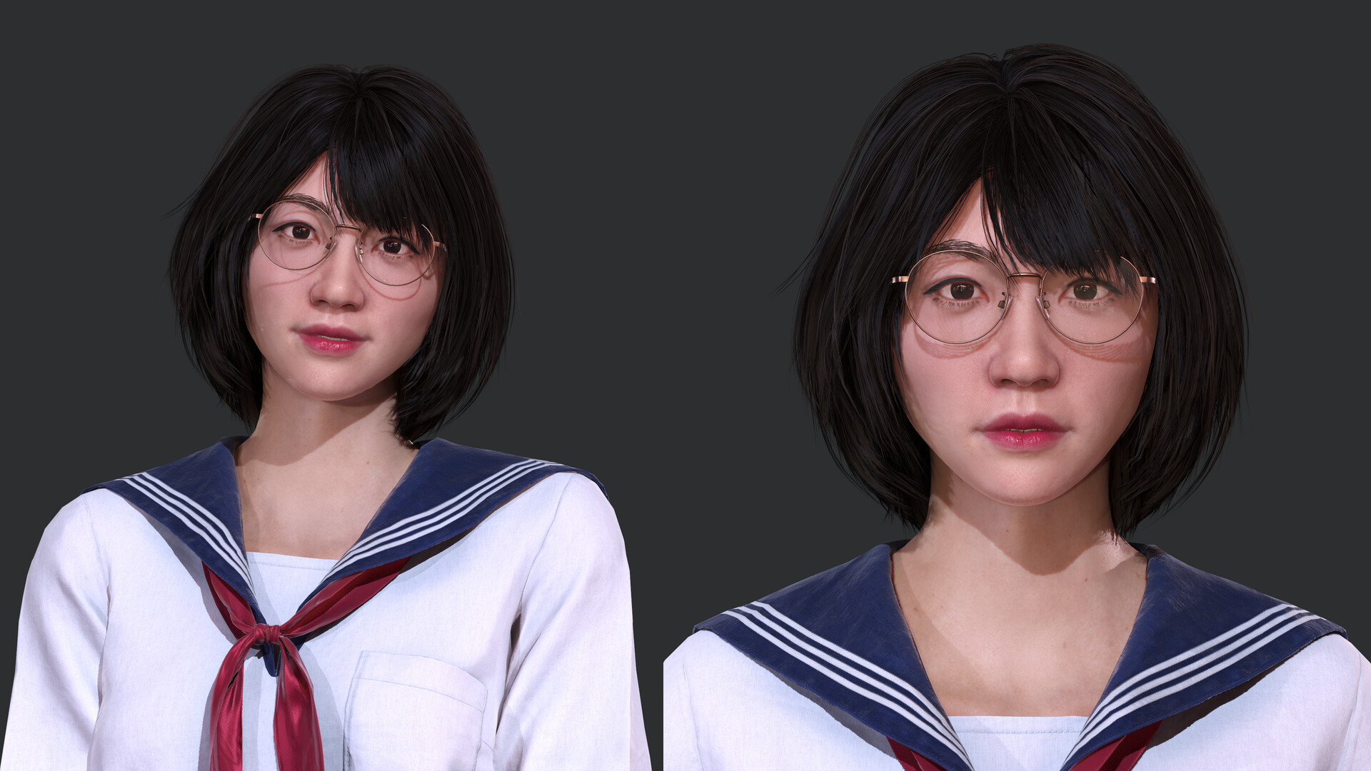 ArtStation - Real-Time Character Design and Creation Tutorial- JK Girl