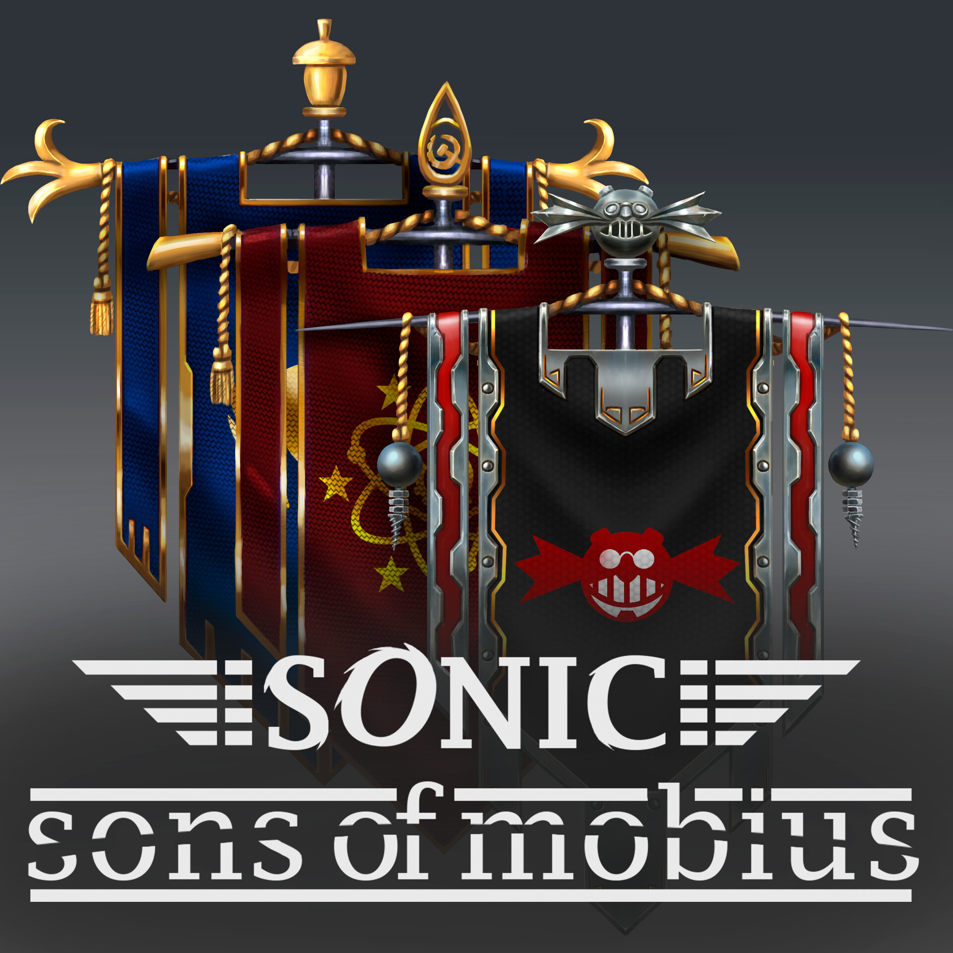 ArtStation - Sonic Sons of mobius - Banners of states