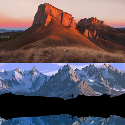 ArtStation - Environmental sketching exercises